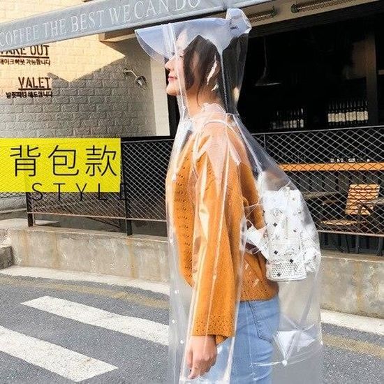 Trench,Manteau de Pluie jetable pour femmes, imperméable, Transparent ...