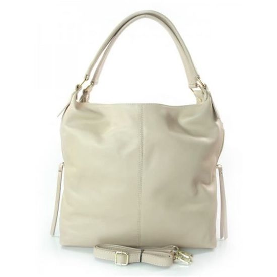 Sac à main VERA PELLE A4 couleur crème pour femme/adulte - Cdiscount Jardin