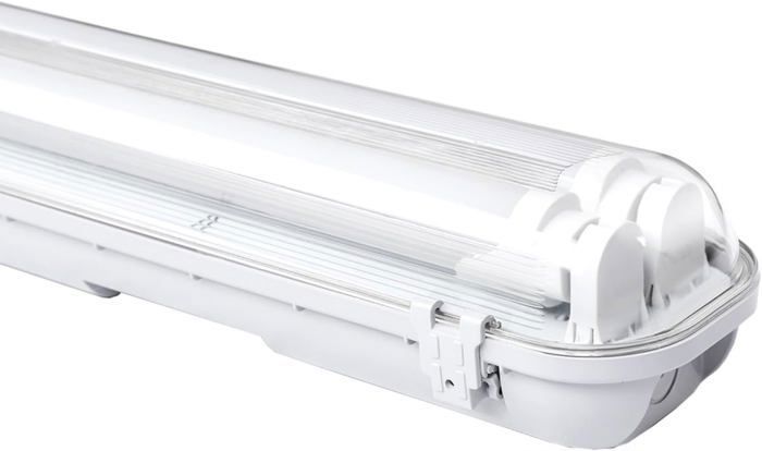 Reglette Led 120Cm, Lampe Led Pour Locaux Humides Lampe À Vasque 2 X 18W 3060Lm Blanc Froid Tube ...