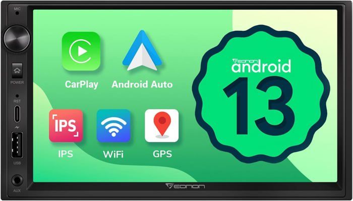 Android 13 Autoradio GPS Sat Nav CarPlay Android Auto Autoradio 7 ...
