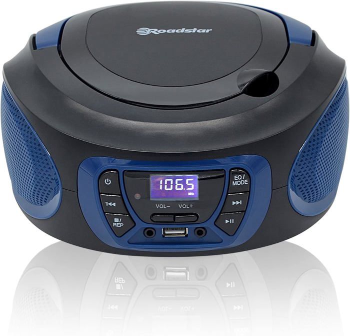 CDR-365U/BL Radio CD Portable Numerique FM PLL, Lecteur CD, CD-R, CD-RW ...