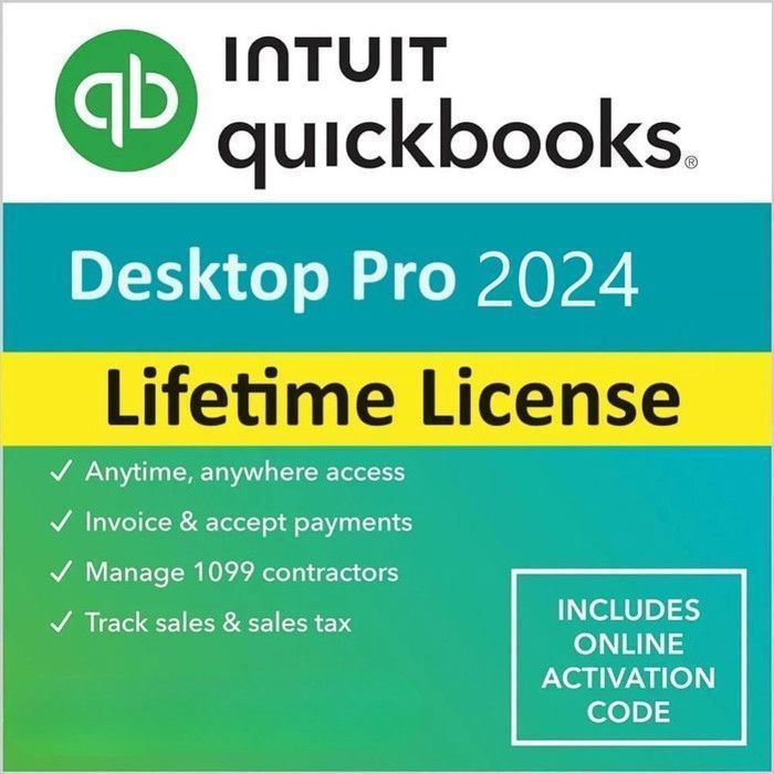 Intuit QuickBooks Desktop Pro 2024 (PC) - 1 appareil, 1 an - Clé ...