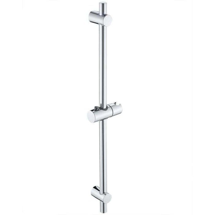 Barre de douche en acier inoxydable - OKZ - 68x2,2 cm - Chromé ...