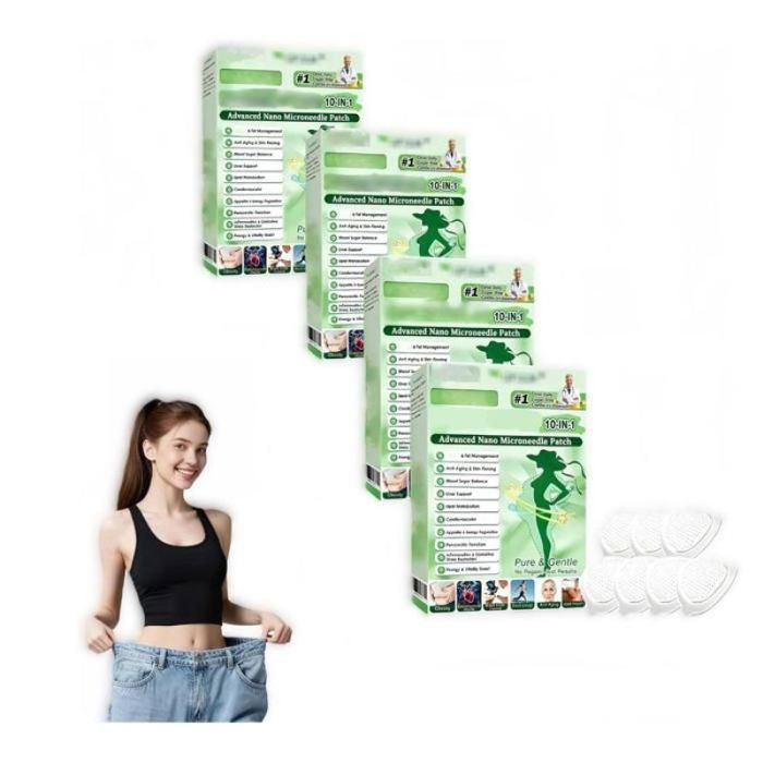 Patchs Minceur Moringa 10 en 1 Patch Avancés avec Micro Aiguilles Nano ...