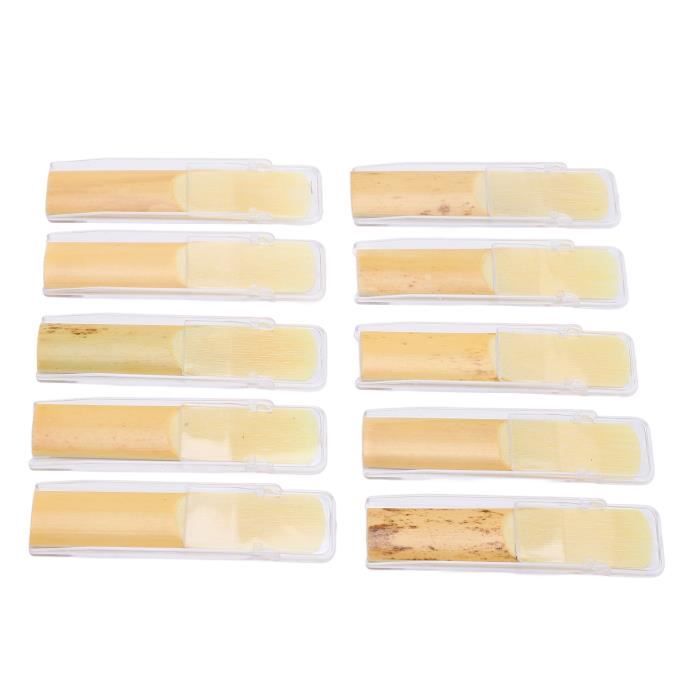 Anches De Saxophone 2.5 10Pcs Anches De Saxophone Alto 2.5 E Plat Sax ...