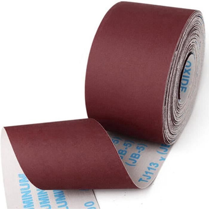 100Cm Rouleau De Papier Abrasif Toile Émeri Feuilles Abrasives 80 120 ...