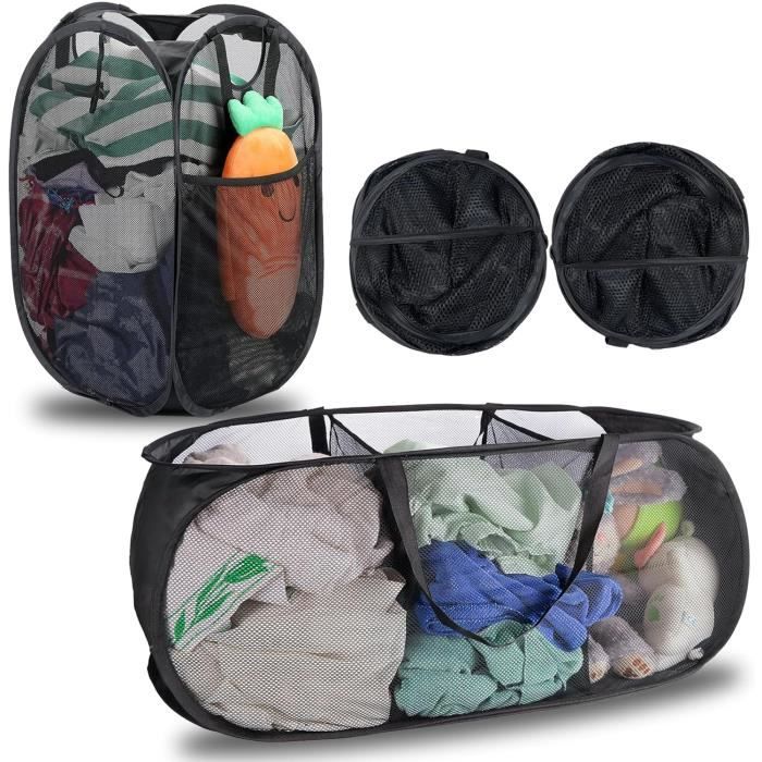 Panier À Linge Pliable Pop-Up, 2 Paquets De Paniers À Linge Pliables ...