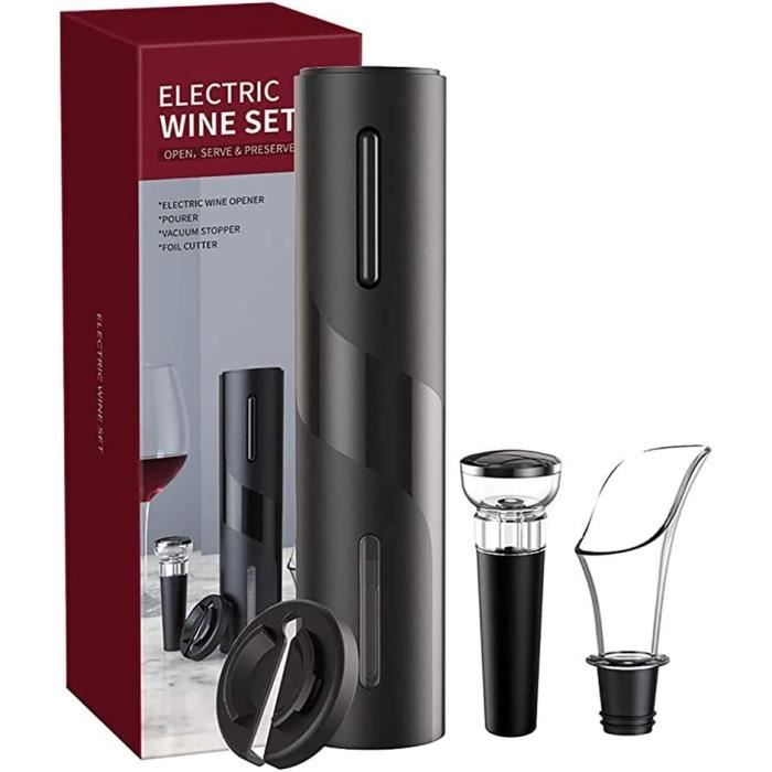 AJW-Kit ouvre-vin électrique 4 en 1 ouvre-Bouteille de vin Automatique ...
