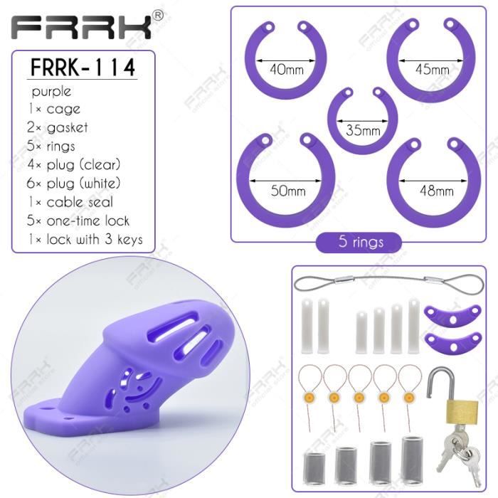 FRRK-114-PURPLE - Achat / Vente GAINE DE PENIS - Cdiscount