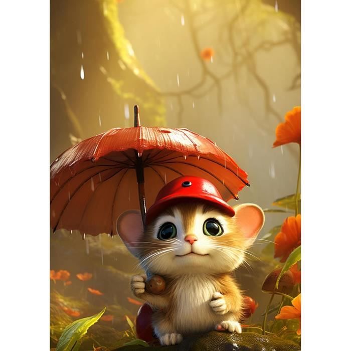 Kit De Peinture Diamant 5D - Peinture Par Numéros - Thème Écureuil De ...