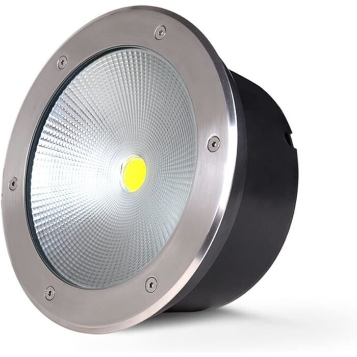 Spot Rond Encastrable Au Sol Extérieure Embarqué Cob Paysage Lumières ...