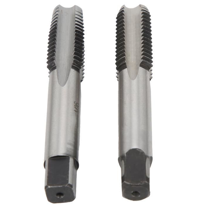 Duokon Tarauds métriques Filetage métrique en acier au carbone à cannelure droite M16 à main M16 ...