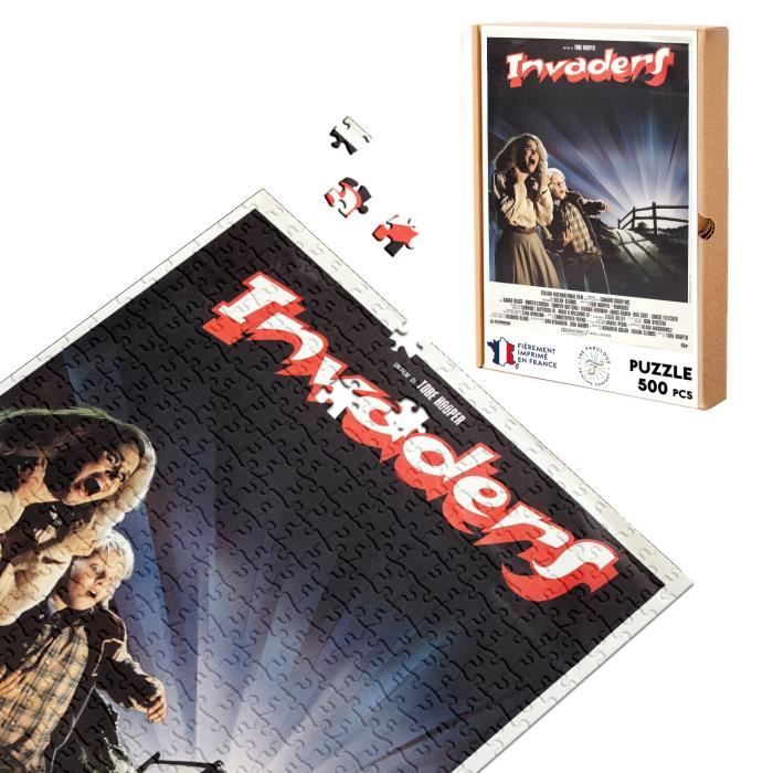 Puzzle Classique 500 pièces Invaders Vieille Affiche de Film Nanar ...