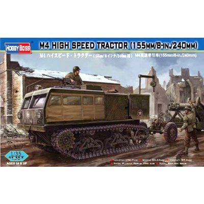 Jouet - HOBBY BOSS - M4 HIGH SPEED TRACTORS 155 mm/8-in/240 mm - Pour ...