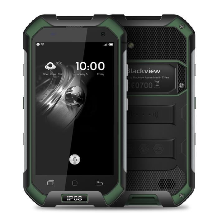 Blackview BV6000S 4G LTE Téléphone Intelligent Android 6.0 Etanche 4.7 ...
