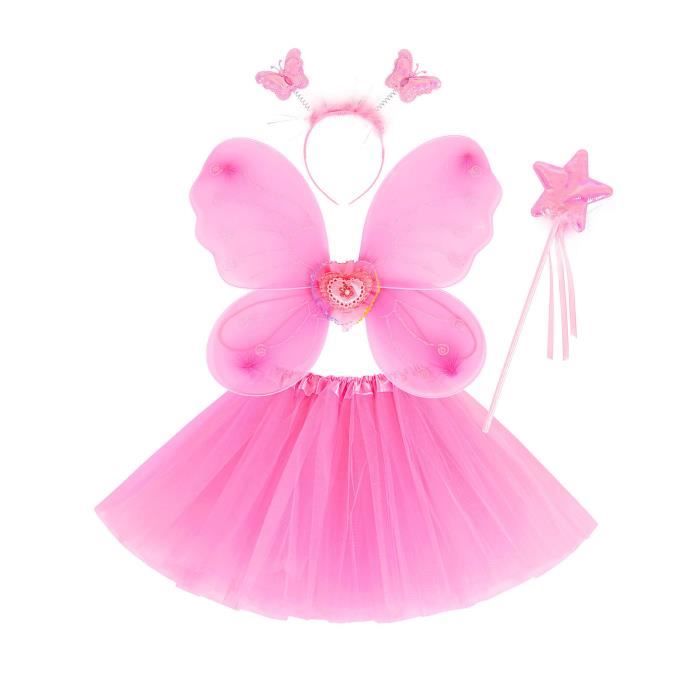 AmzBarley Deguisement de Clochette fée Papillon - Ailes, Baguette ...