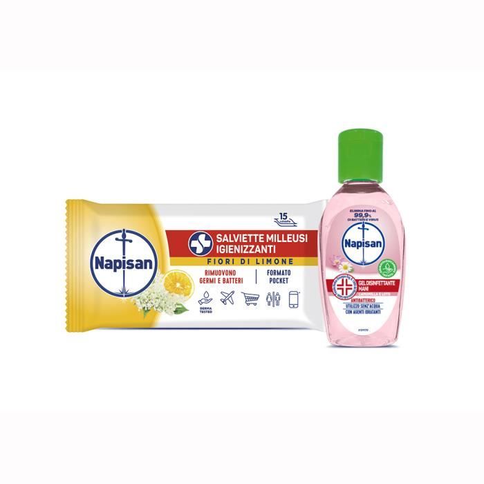 La Confezione contiene 6x Napisan Gel Disinfettante Mani Antibatterico ...