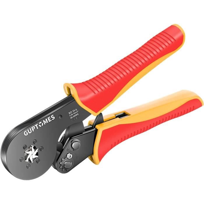 Pince À Sertir, Outil De Sertissage De Virole De Fil 0,08-16 Mm²-Awg 28-5, Outil De Sertissage ...