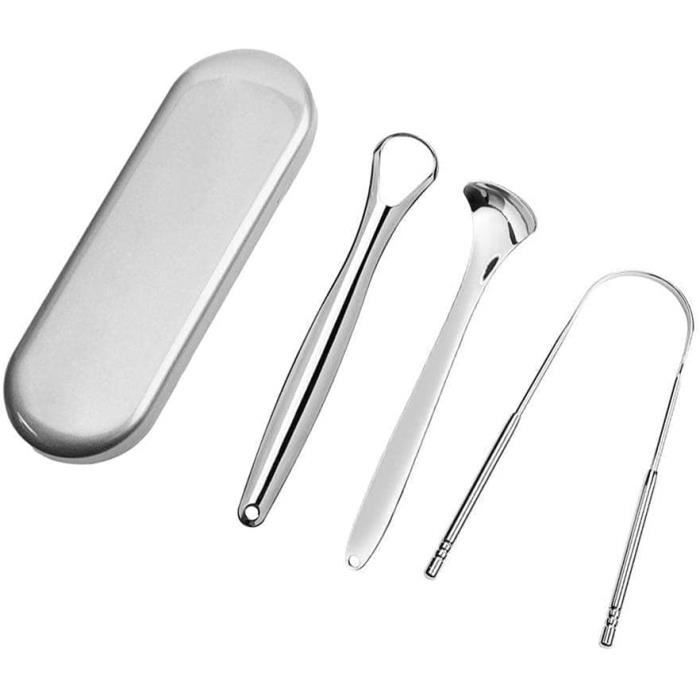Grattoir À Langue En Acier Nettoyeur De Langue Soins De Nettoyage À La ...
