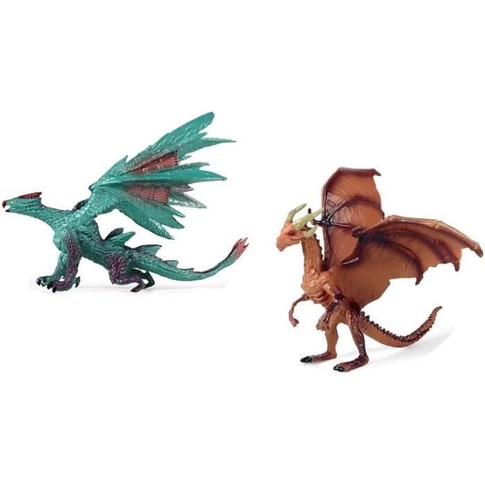 Dragons Gâteau Topper,Mythe Dinosaur Toy Figures 2 Pcs, Dinos Cake ...