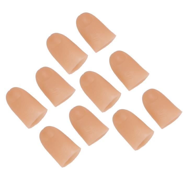 JIA Fake Finger Lamp Prop 5 Paires Finger Light Up Thumb PVC 3V 40mAh ...