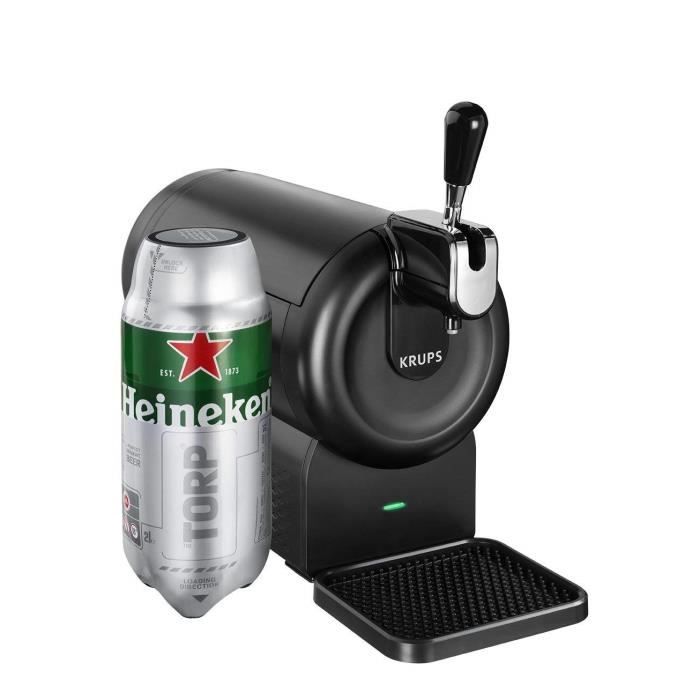 Krups Machine à Bière Pression The Sub Compact Noir Tireuse à Bière ...