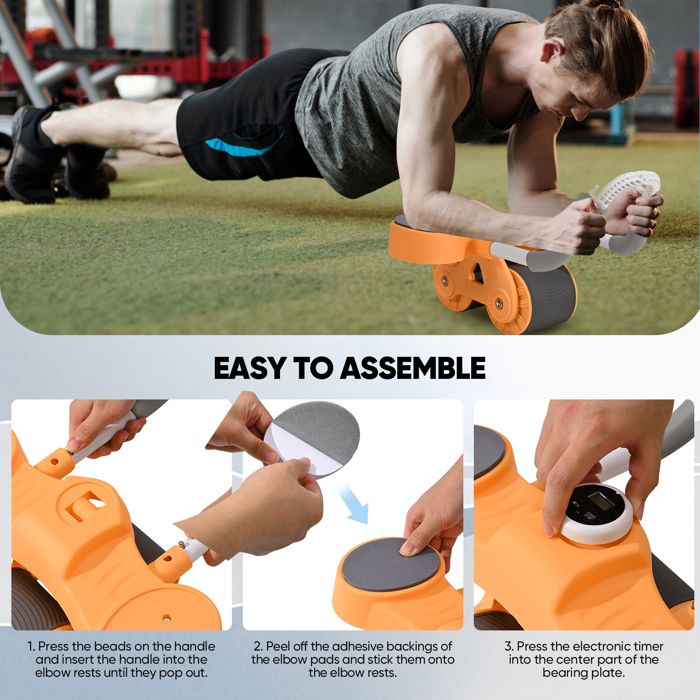 Roue Abdominale à Rebond Automatique,Roue Abdominale,Équipement d ...