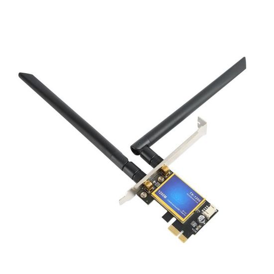 Carte Wifi Pcie Vbestlife Double Bande Mbps Compatible Windows Antennes