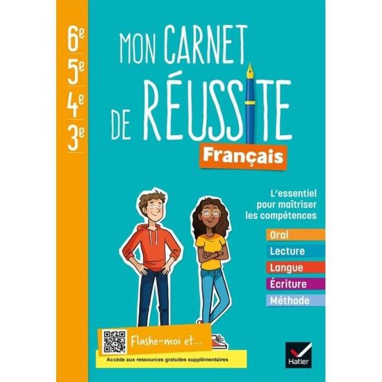 Cahier de l'élève - Français - Mon carnet de réussite - Edition 2021 ...