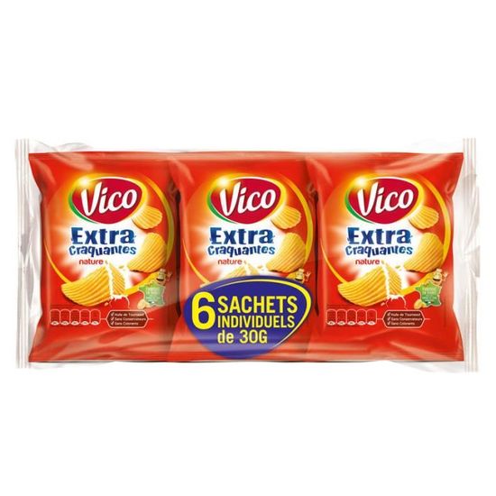 VICO Chips Multipack - 6x30 g - Cdiscount Au quotidien
