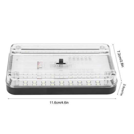 Lampe De Toit Led Plafonnier Led Pour Toit De Voiture 36 Led Facile À ...