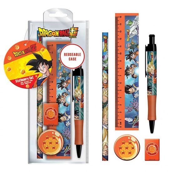 Dragon Ball Z - Trousse avec crayons, règle, gomme et taille crayons ...