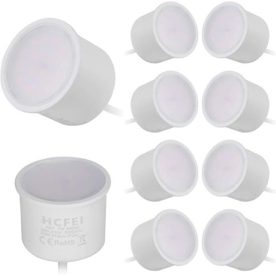 Lot De 10 Modules Led Plats 230 V 7 W Pour Spot Encastrable 610 Lm 120 ...