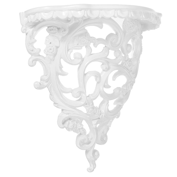 ÉTagèRes DéCoratives de Style Baroque pour Salon Fleurs Tenture Murale ...