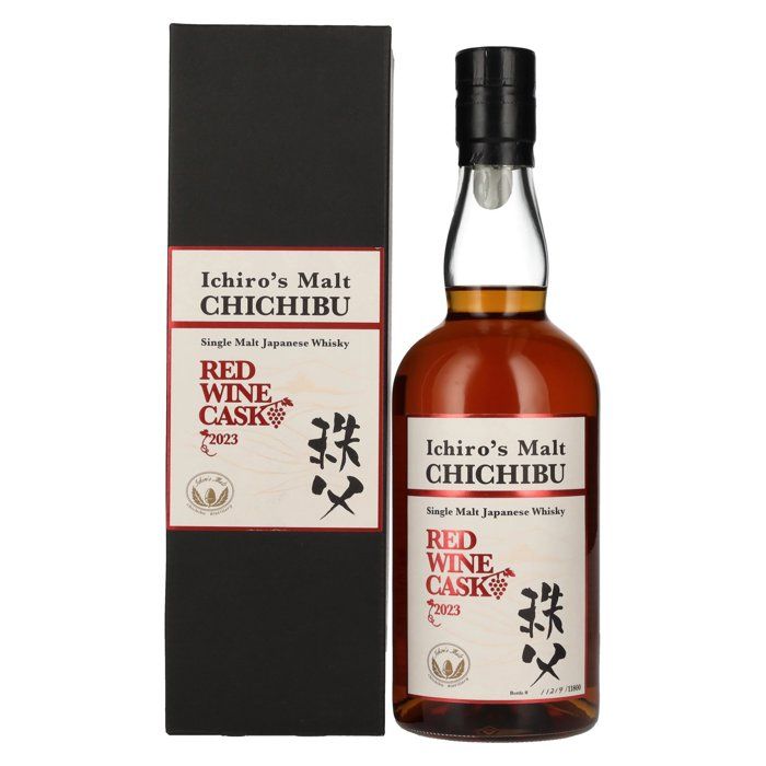 Chichibu Ichiro's Single Malt Red Wine Cask Japanese Whisky 2023 50,5% ...