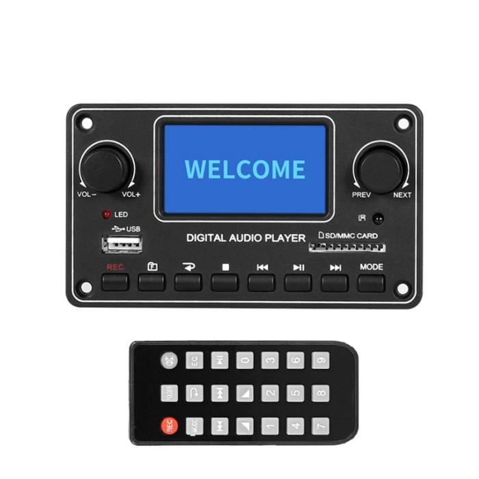 Le noir Lecteur Audio numérique LCD 128 * 64 points, Carte Décodeur ...