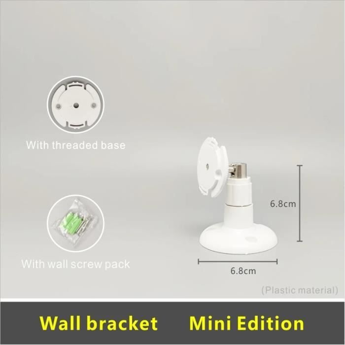 Caméra ip,Support mural pour webcam Millet 2K Xiaomi,installation de ...