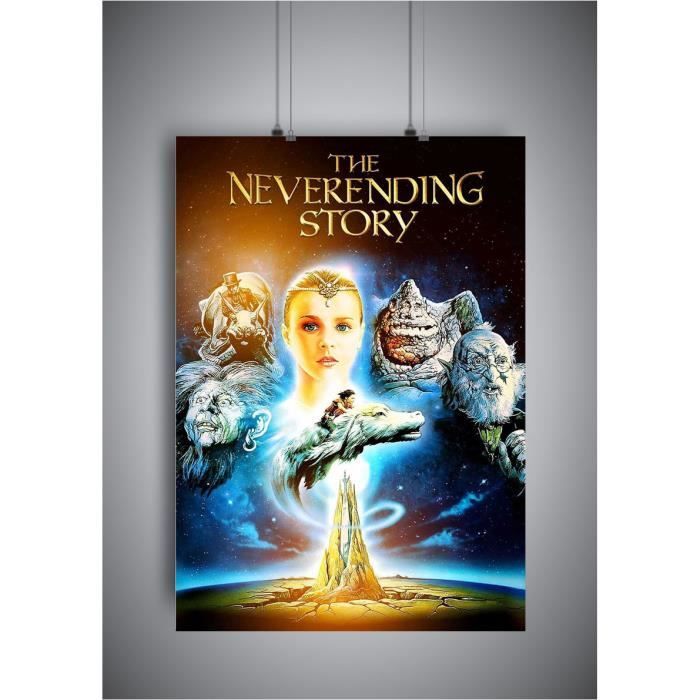 Poster The Neverending Story affiche cinéma wall art - A4 (21x29,7cm ...