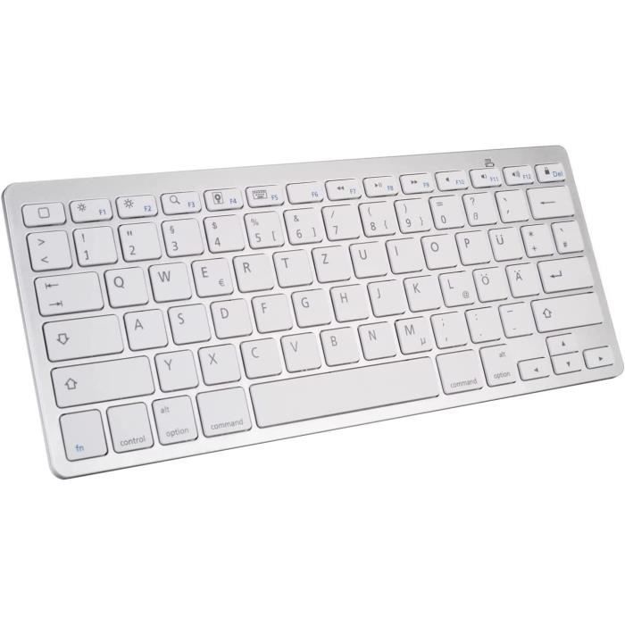 Clavier Bluetooth Ultra Fin Pour Ipad 10.2-9.7-Ipad Air, Ipad Pro 11-12.9, Ipad Mini, Tablette ...