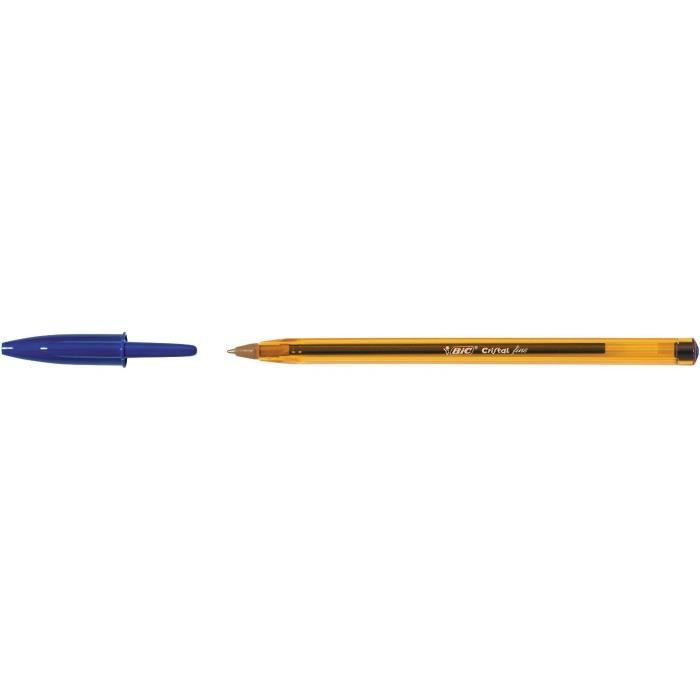 Stylo bille - BIC - CRISTAL FINE - Pointe Fine - Bleu - Cdiscount Beaux ...