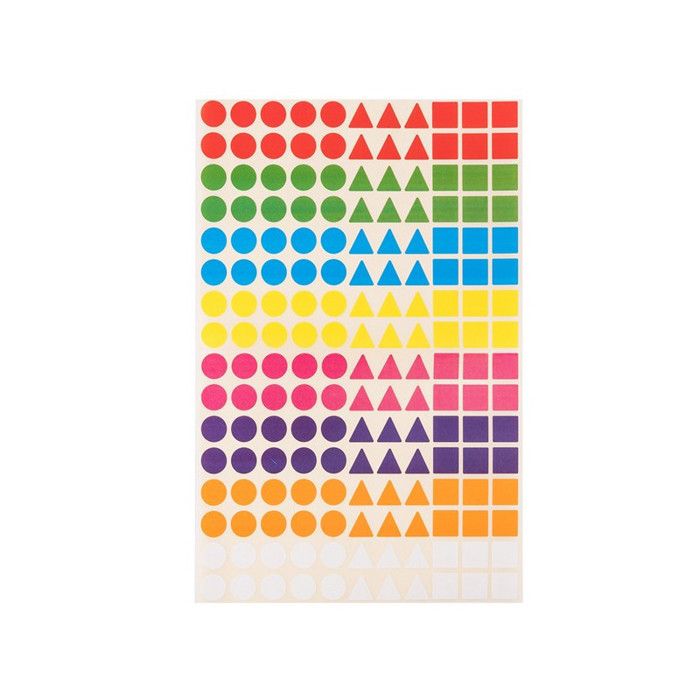 Gommettes - Enfant - Différentes formes et couleurs - Petite taille ...