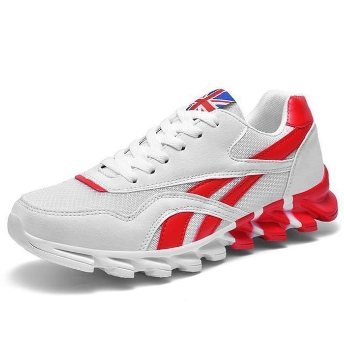 Baskets de sport respirantes pour hommes - REMYCOO - QiwenChen™ - Blanc ...