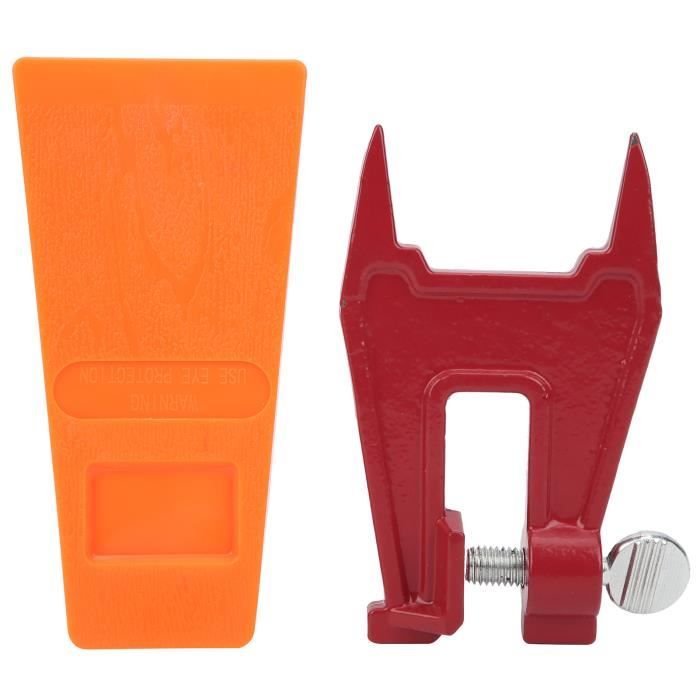 OMABETA Coin d'abattage Cale d'abattage Orange de 5,5 pouces, coin de ...