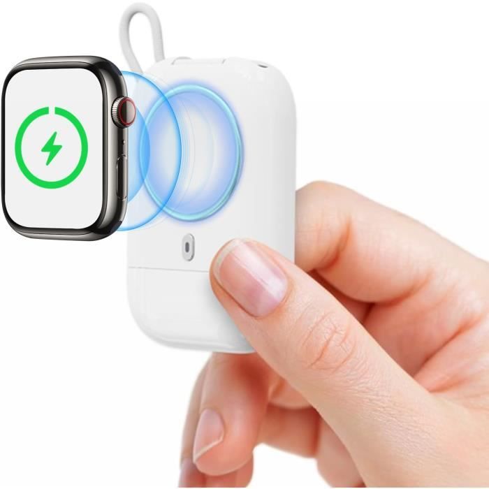 Chargeur Portable Pour Apple Watch, 2580 Mah Power Bank Pour Apple ...
