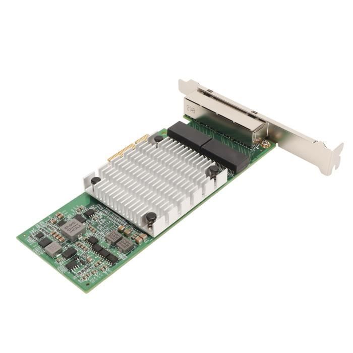 Carte réseau Gigabit - SONEW - PCIEx4 - 4 Ports RJ45 - Compatible Intel ...