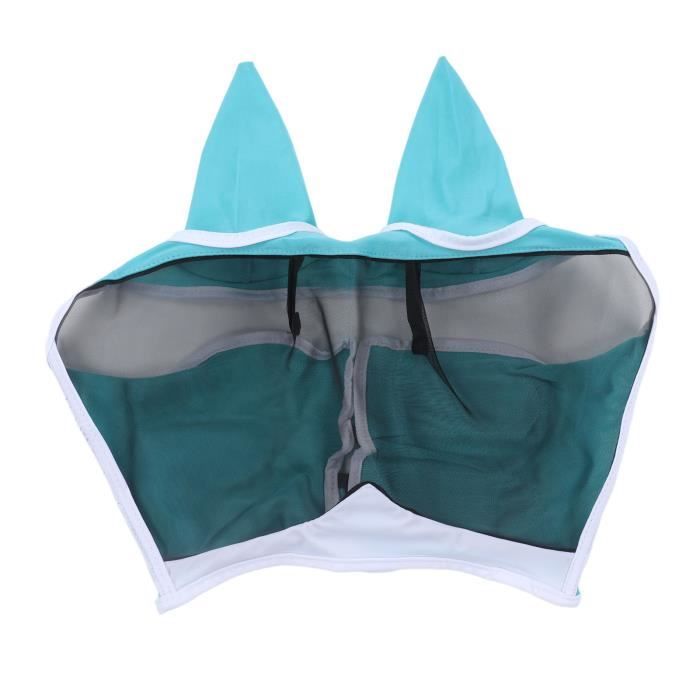 SURENHAP Masque de mouche de cheval Masque anti-mouches pour cheval ...