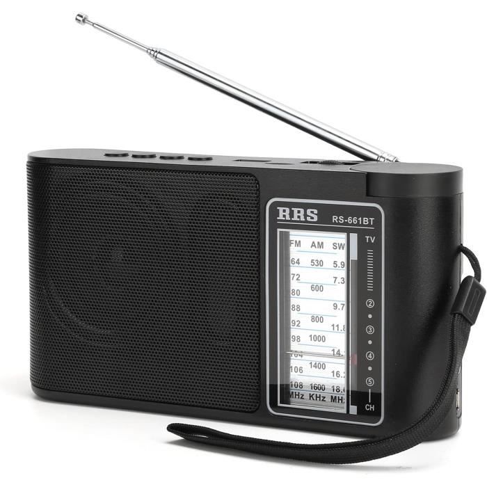 Radio Numérique Fm-Am-Sw1-Sw2, Réglage Manuel Multibande Bluetooth ...