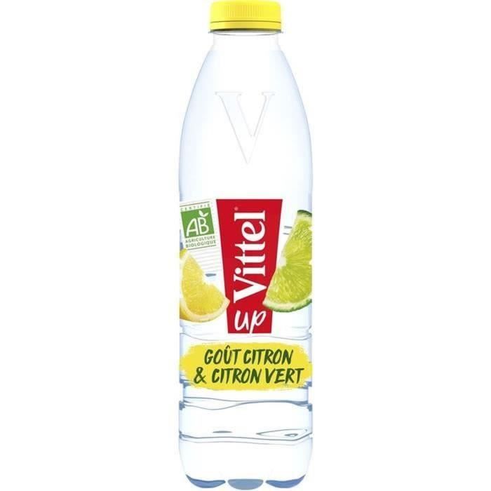 VITTEL - LOT DE 4 - VITTEL UP - Bio Citron Citron vert - bouteille de 1 ...