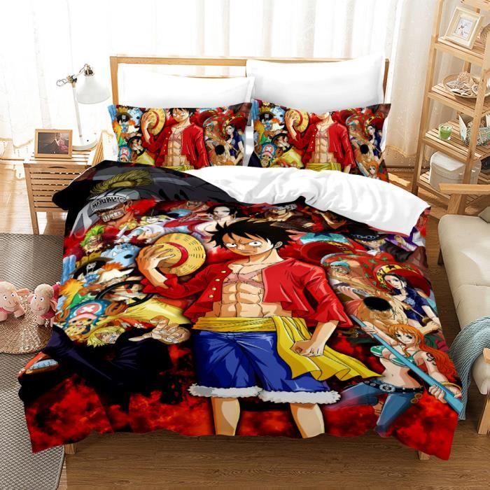 Animé One Piece Luffy Décoratif Chopper Zoro Sanji 1 Housse De Couette