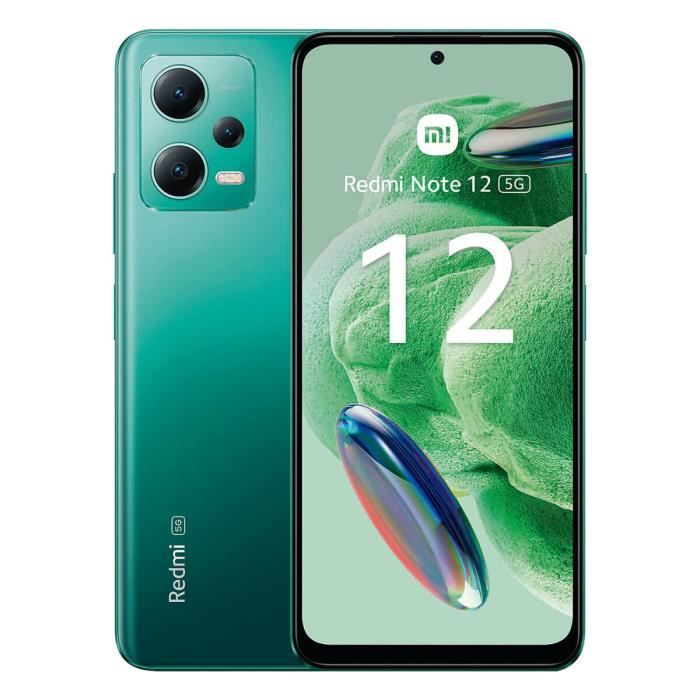Xiaomi Redmi Note 12 5G 8Go/256Go Vert (Frosted Green) Double SIM ...